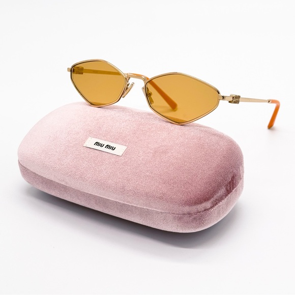 Miu Miu | Accessories | New Miu Miu Mu56zs 5ak4d Geometric Smu 56z ...